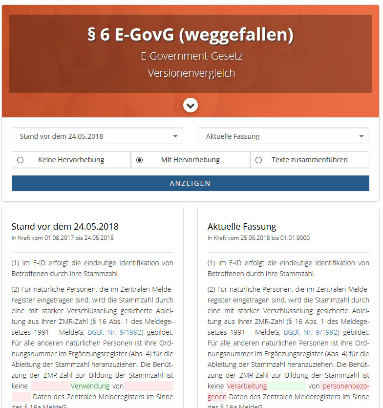 Hile zu Recht.Aktuell - JUSLINE Österreich